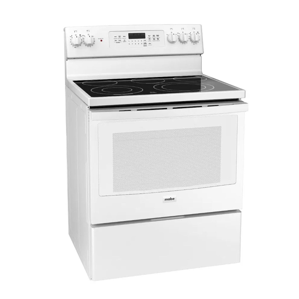 Mabe stand oven, 76 cm, white, full safety, electric, EML835BBF0