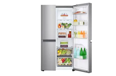LG Side By Side Refrigerator 22.8 CU.ft, Silver Platinum, LS25CBBSIV